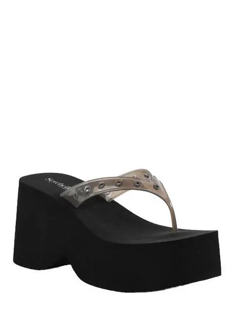 Seychelles High Tide Platform Flip Flop - Black