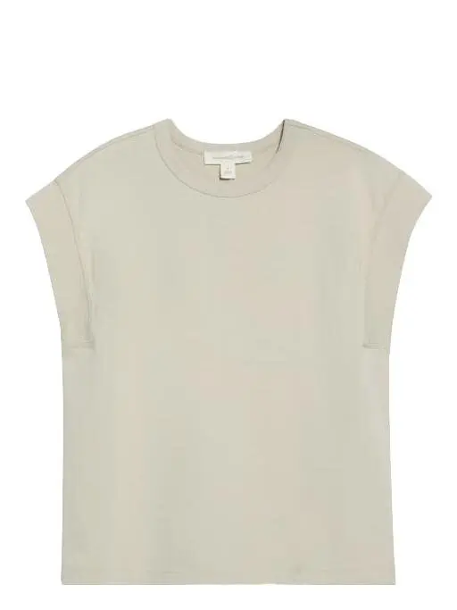 Treasure & Bond Drop Shoulder T-shirt - Beige Silver