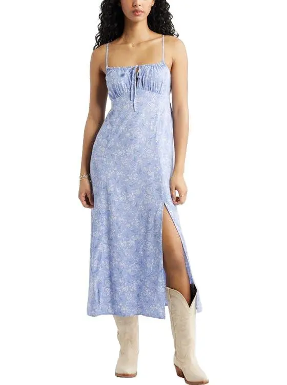 Bp. Paisley Print Sundress - Blue- White Elisabeth Paisle
