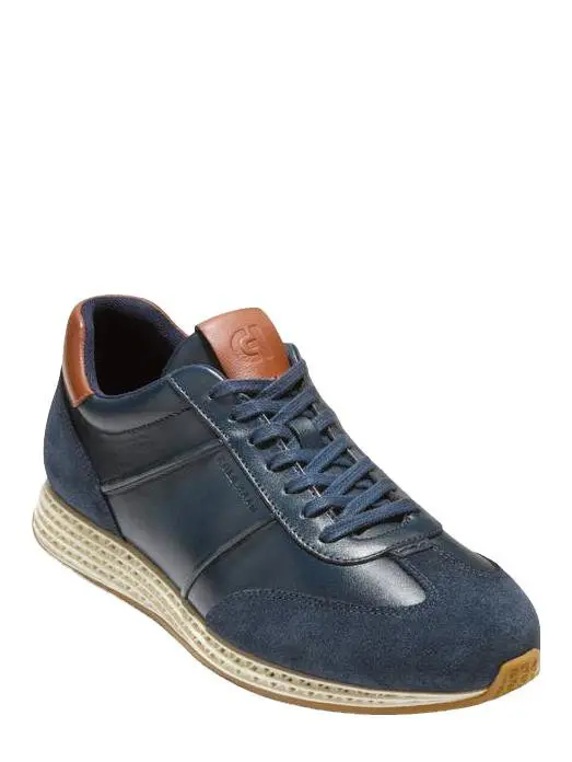 Cole Haan Grandpro Lp Skyweave Sneaker - Navy Blazer/british Tan