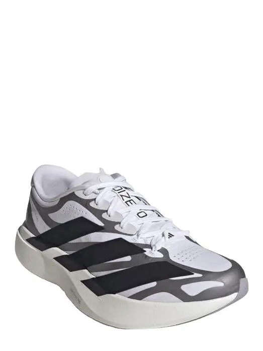 Adidas Adizero Evo Sl Exo Running Shoe - White/core Black/iron Met