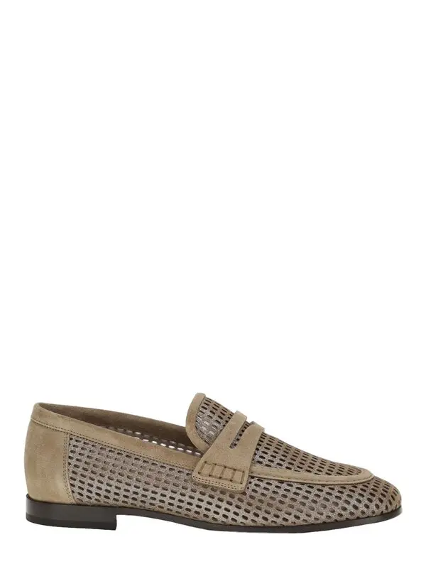 Brunello Cucinelli Perforated Loafers - Leather