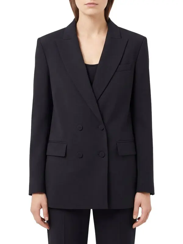 Federica Tosi Double-breasted Jacket - Black