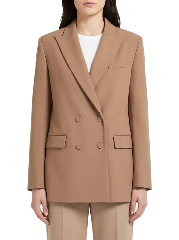 Federica Tosi Double-breasted Jacket - Brown