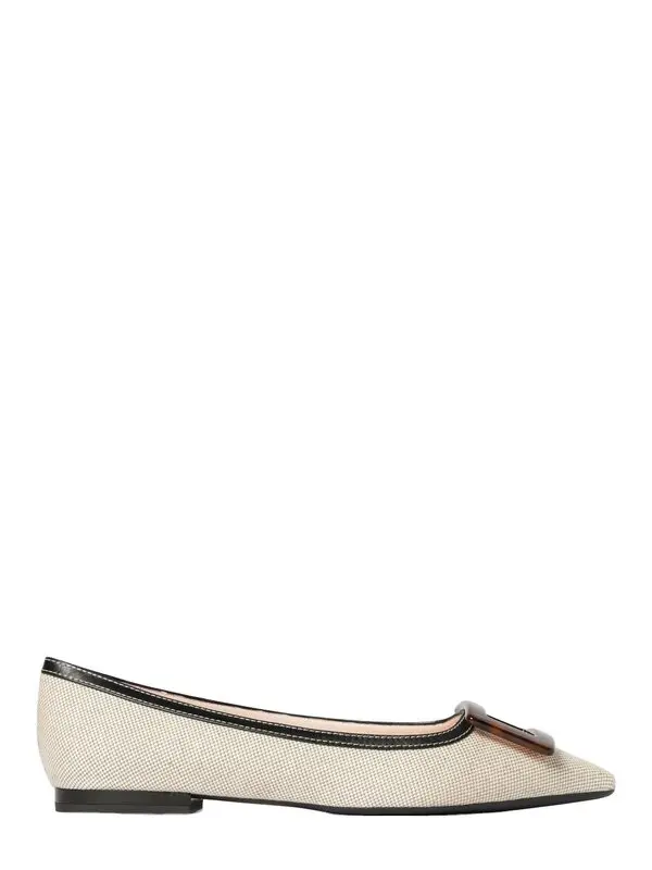 ROGER VIVIER Gommettine Ballerina Flats - Beige