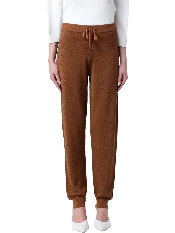 KANGRA Cotton Knit Pants - Brown