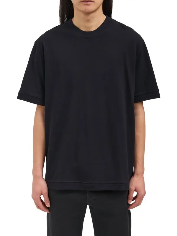 PAOLO PECORA Cotton T-shirt - Black