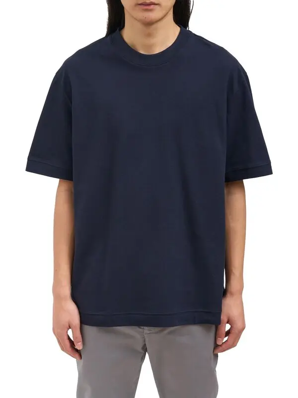 PAOLO PECORA Cotton T-shirt - Blue