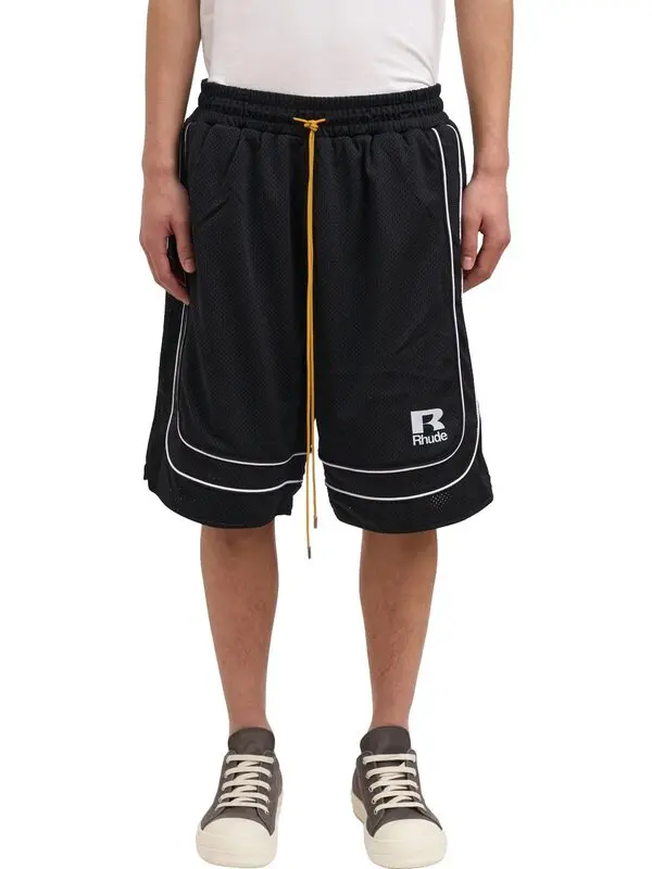 Rhude Polyester Jogging Shorts - Black