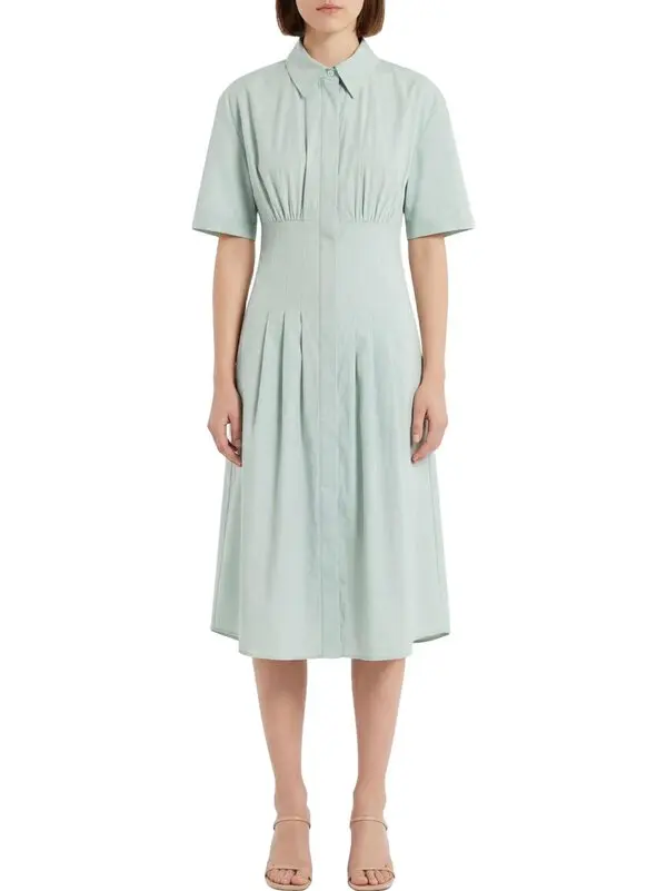 SEMICOUTURE Shirt Dress - Pistachio