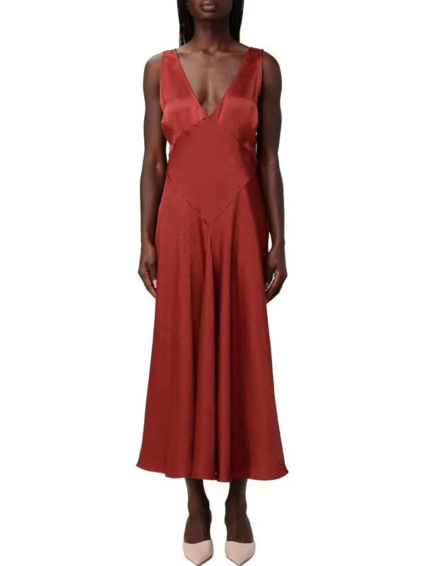 Polo Ralph Lauren Sleeveless Midi Dress - Red