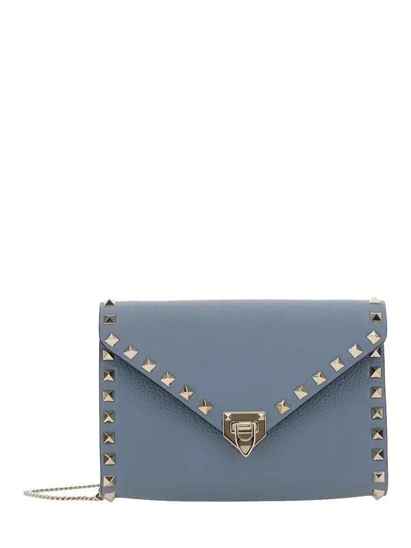Valentino Garavani Rockstud Grained Bag - Blue