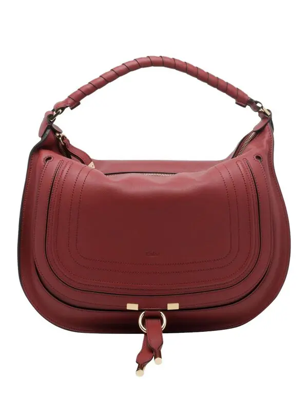 Chloé Marcie Shoulder Bag - Ruby