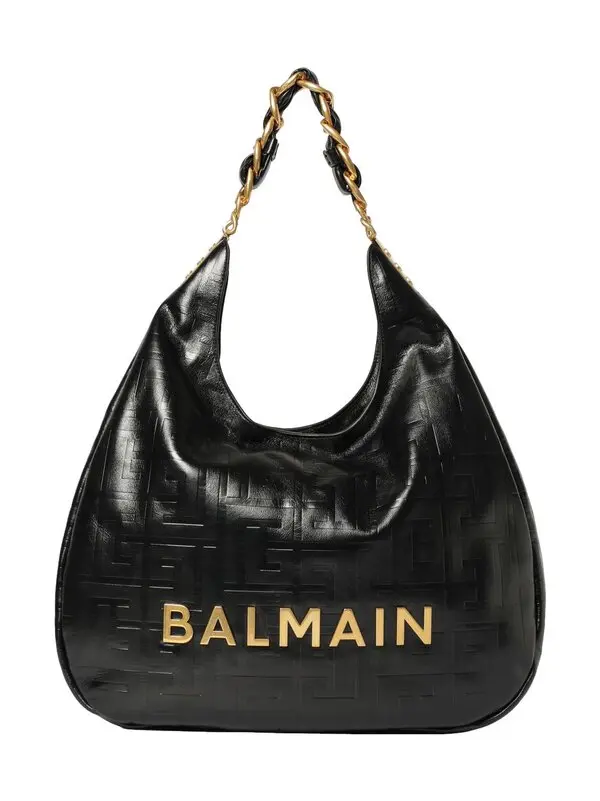Balmain Shoulder Bag - Black