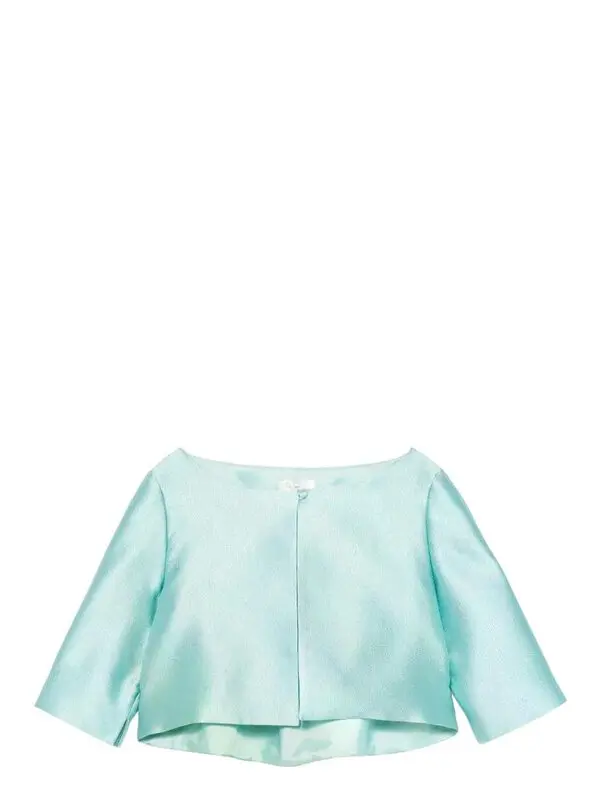 FELY CAMPO Cropped Jacket - Blue