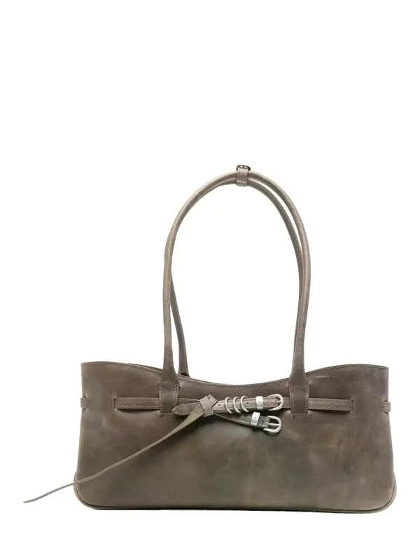 MARGESHERWOOD Buckle-detail Tote Bag - Green