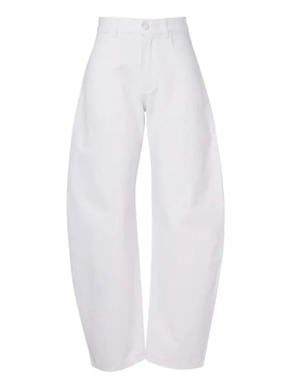 Alaïa Barrel-leg Jeans - White