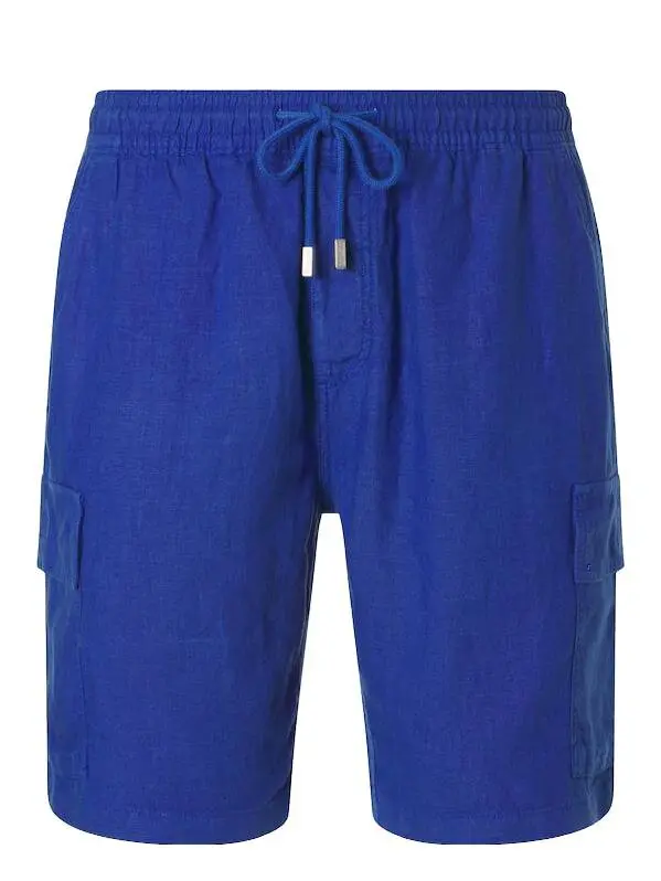 Vilebrequin Linen Bermuda Shorts - Blue