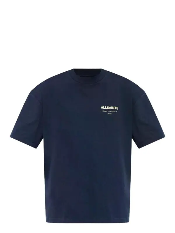 ALLSAINTS Underground Printed-logo T-shirt - Blue
