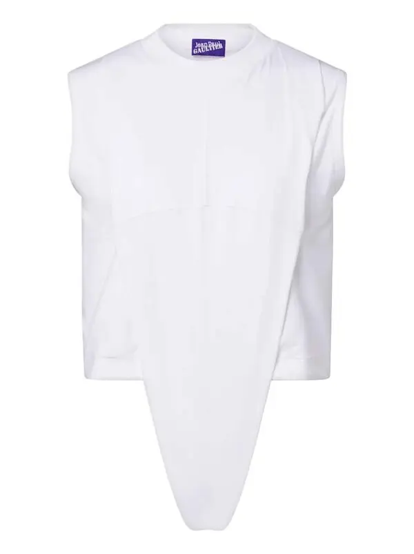 JEAN PAUL GAULTIER Cotton Bodysuit - White