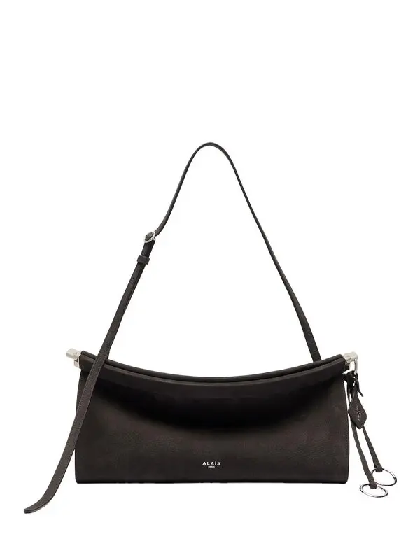 Alaïa Le Click East West Shoulder Bag - Grey