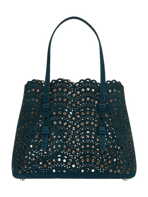 Alaïa Le Mina 25 Vienne Wave Tote Bag - Blue