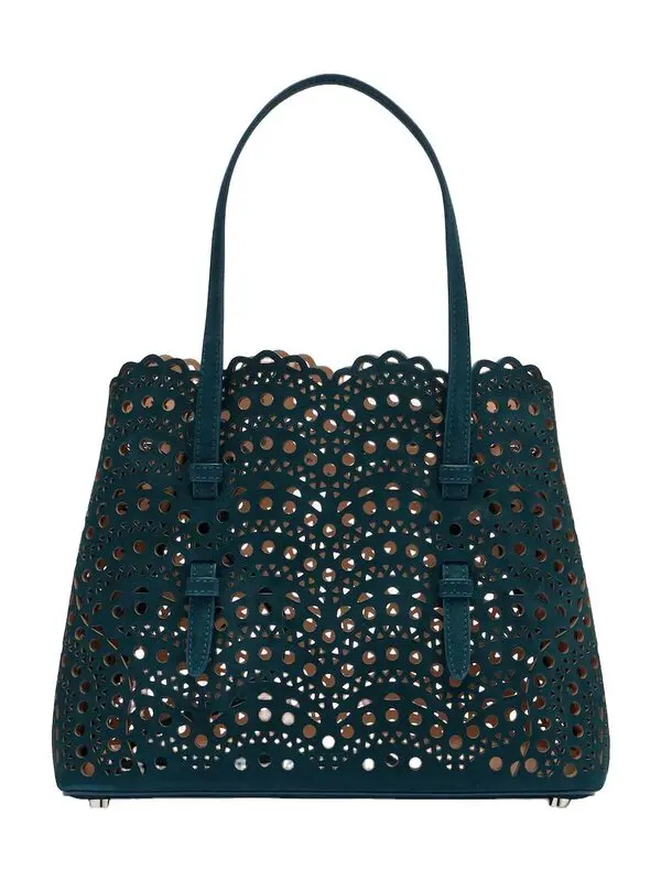 Alaïa Le Mina 25 Vienne Wave Tote Bag - Blue