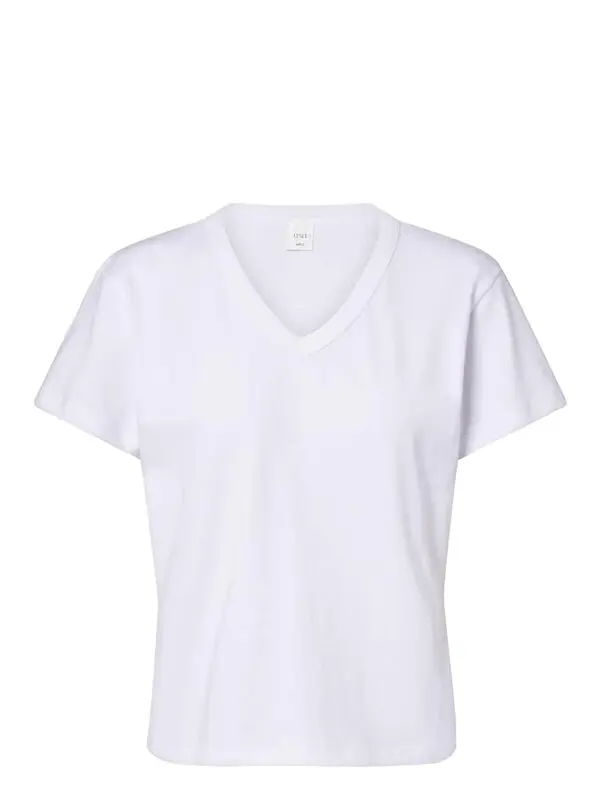 LESET Margo Cotton Jersey T-shirt - White