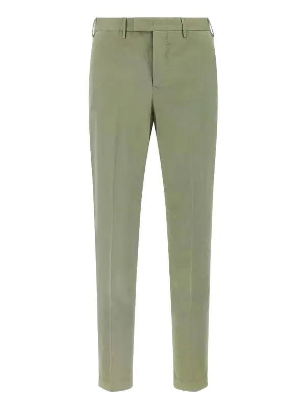 PT TORINO Master Pressed-crease Trousers - Green