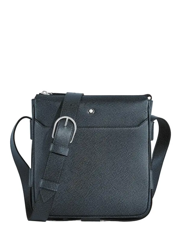 Montblanc Vertical Messenger Bag - Tweed Blue
