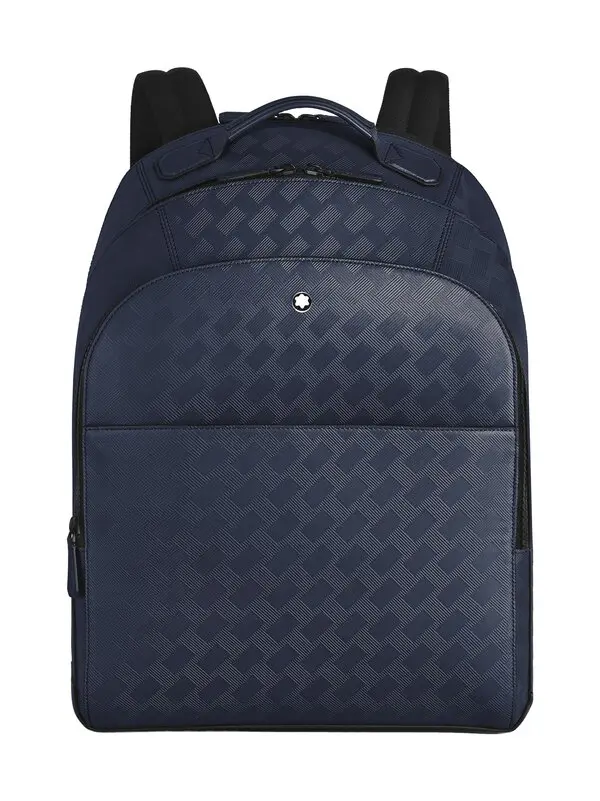 Montblanc Large Backpack With Three Compartments - Ink Blue