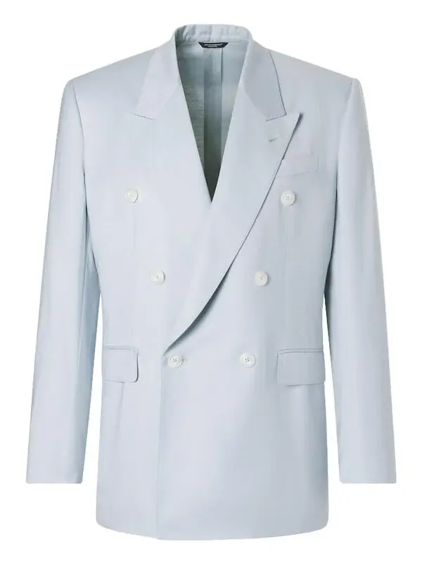 Dolce & Gabbana Double-breasted Blazer - Blue