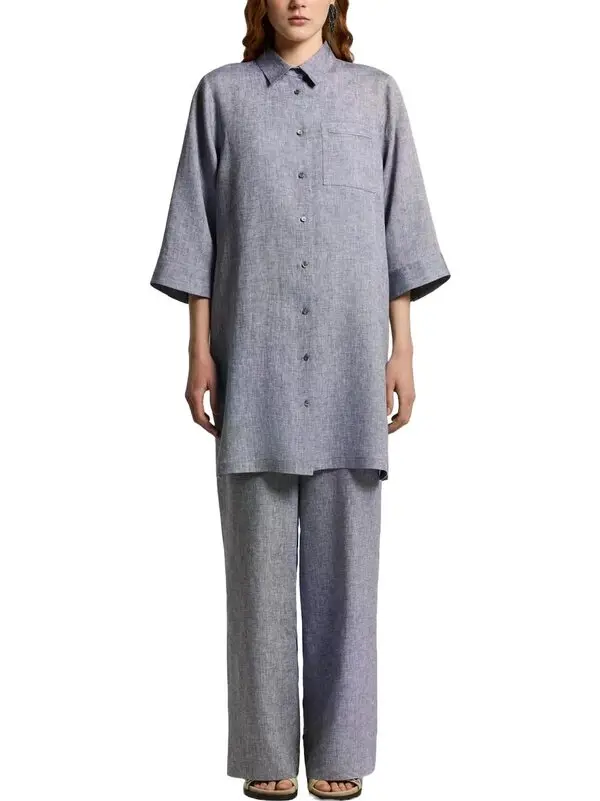 Peserico Linen Shirt - Blue