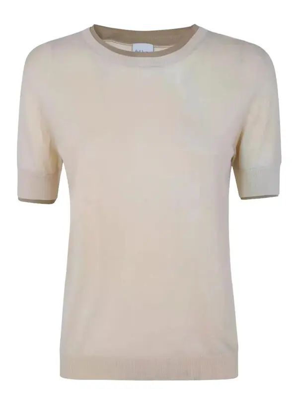 Paul Smith Contrasting-trim T-shirt - Neutrals