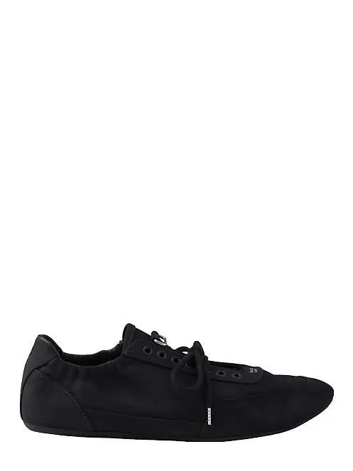 Prada Canvas Trainers - Black