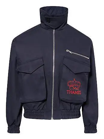 THAMES Milling Cotton Jacket - Navy