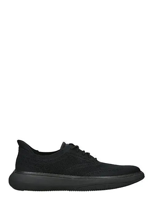 Cole Haan Grand Phaze Stitchlite™ Knitted And Leather Oxford Shoes - Black