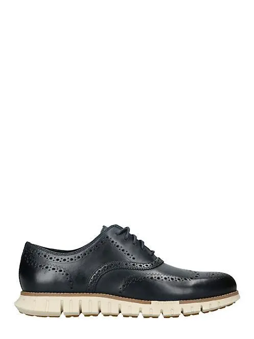 Cole Haan Zerøgrand Wingtip Leather Oxford Shoes - Black