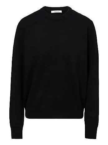 ENTIRE STUDIOS Relaxed-fit Wool-blend Jumper - Black