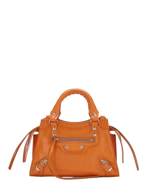 Balenciaga Embossed Neo Classic City - Orange