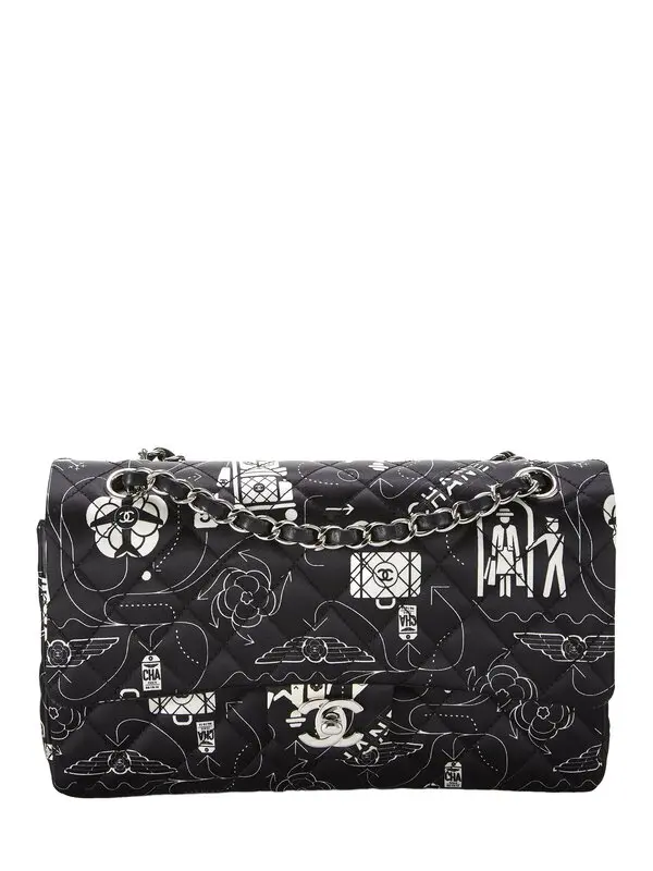 Chanel Airline Classic Double Flap Medium - Black