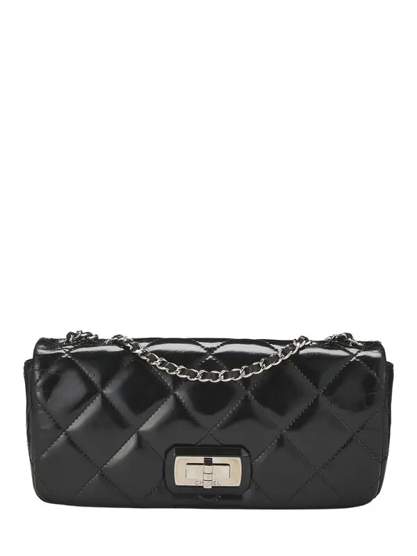 Chanel Patent Leather Reissue Flap Bag - Black