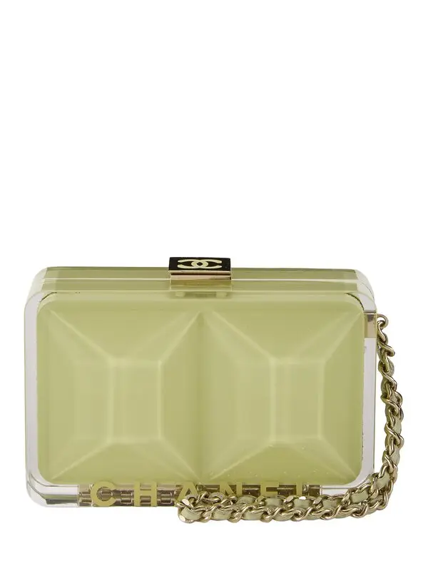 Chanel Lucite Minaudière - Green