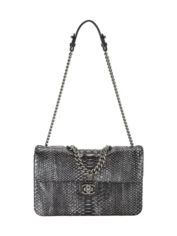 Chanel Python Perfect Edge - Black