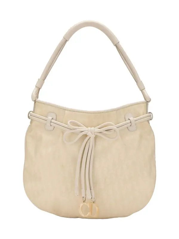 Dior Trotter Shoulder Bag - White