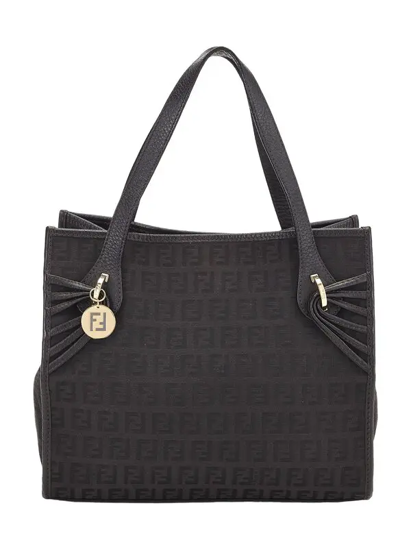 Fendi Zucchino Tote - Black