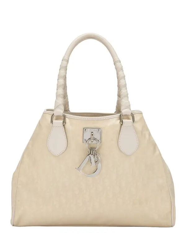 Dior Trotter Nylon Tote - White
