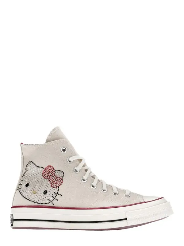 CONVERSE Chuck 70 Hi Hello Kitty Swarovski - Egret/sporty Berry/black