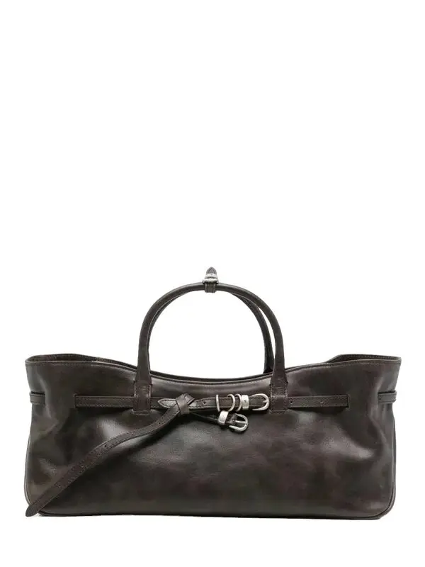 MARGESHERWOOD Buckle-detail Tote Bag - Brown