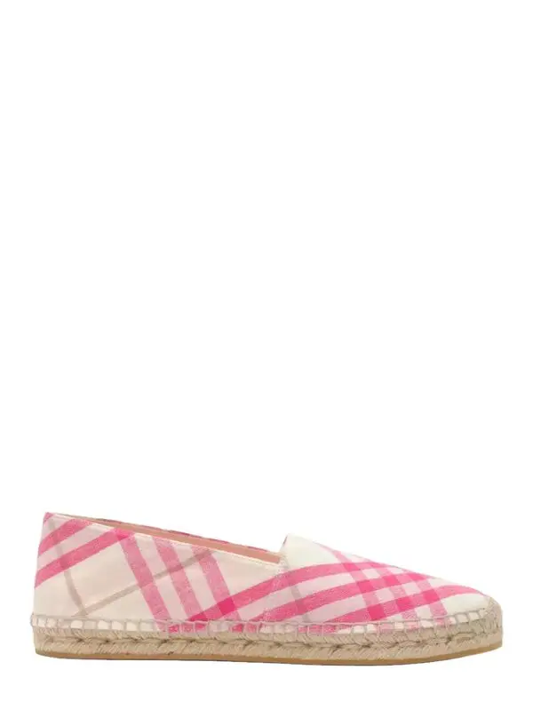 Burberry Check Mews Flat Espadrilles - Neutrals